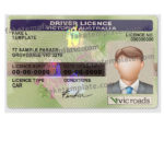 Australian Drivers License Template - Victoria Australia Driver License
