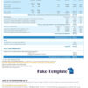 France Utility Bill Psd Template V1 - Fake Template
