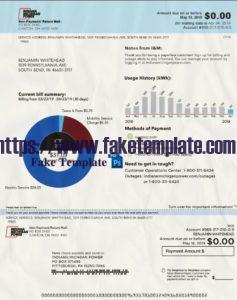 Michigan Utility Bill Psd Template : Michigan Proof of address Psd Template