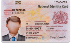 UK ID Card Template Psd - Fake UK ID Card - High quality