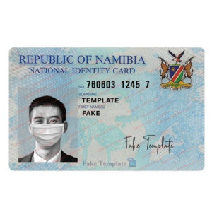 Namibia ID Card Template - Republic of Namibia National Identity Card