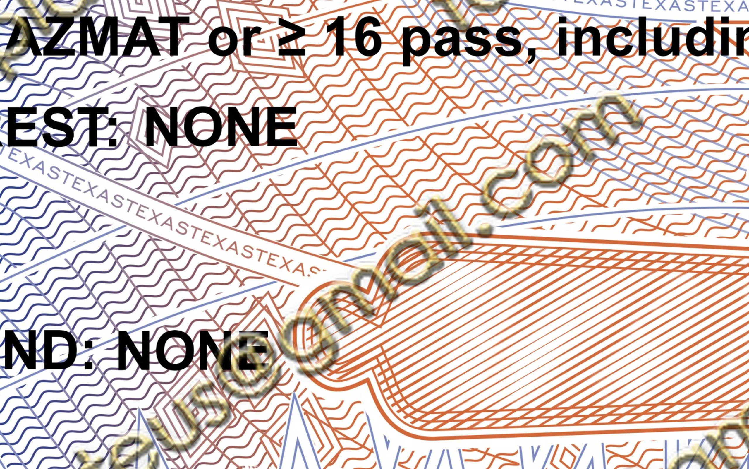 Texas Driving License Template New 1200 DPI V3 - Fake Template